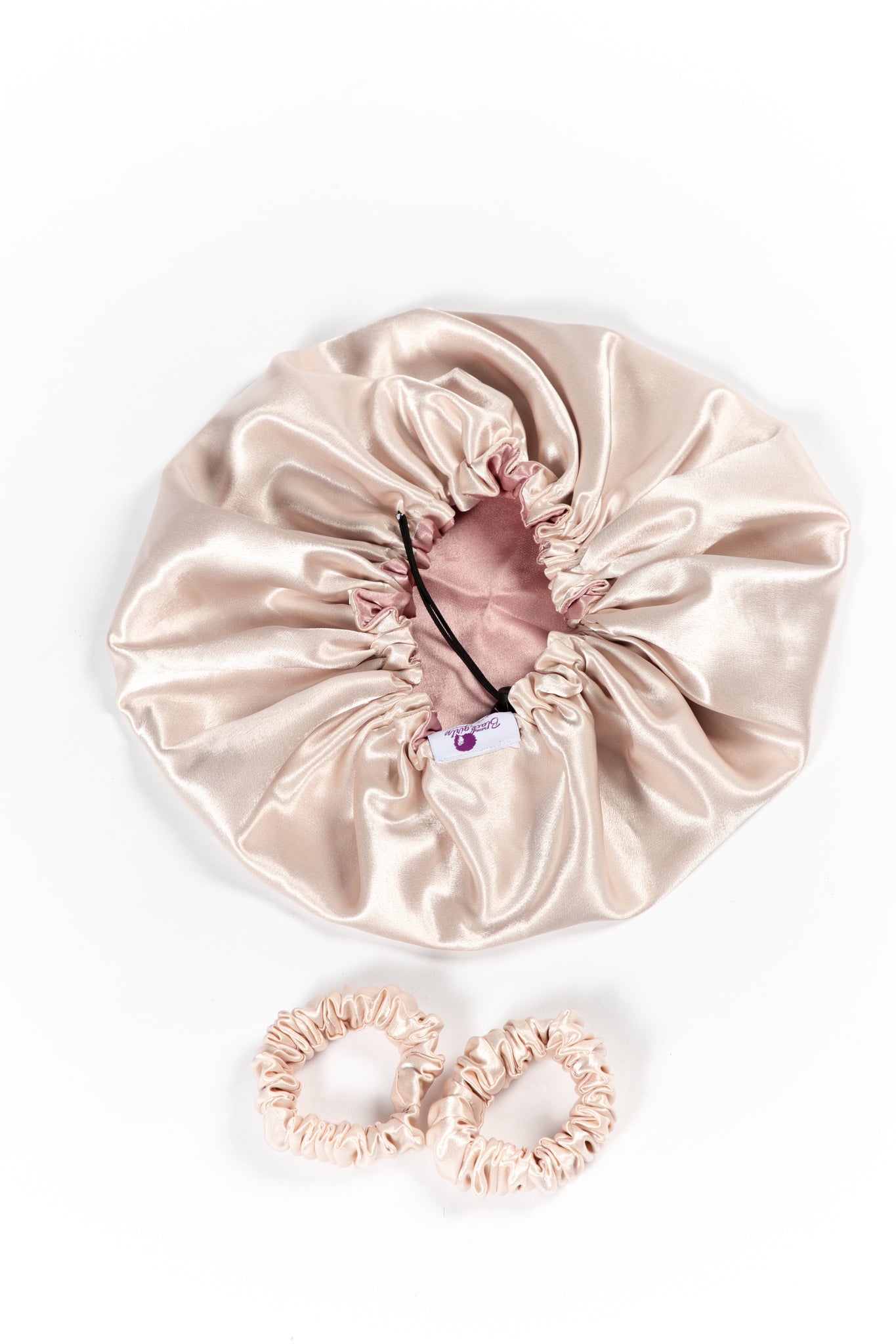 Double-sided High quality Adjustable Satin Silk Bonnet & Scrunchies UK ...